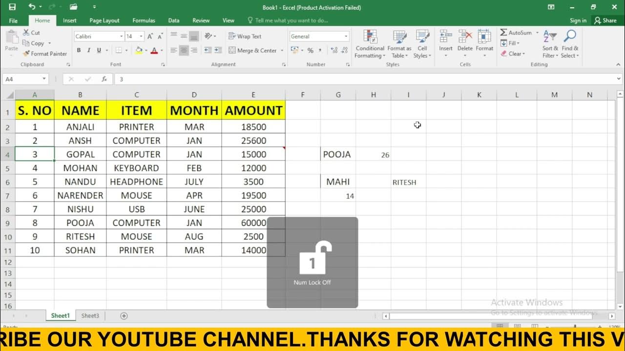 How To Use Find & Replace Option in Excel! #excel #rkeducom - YouTube