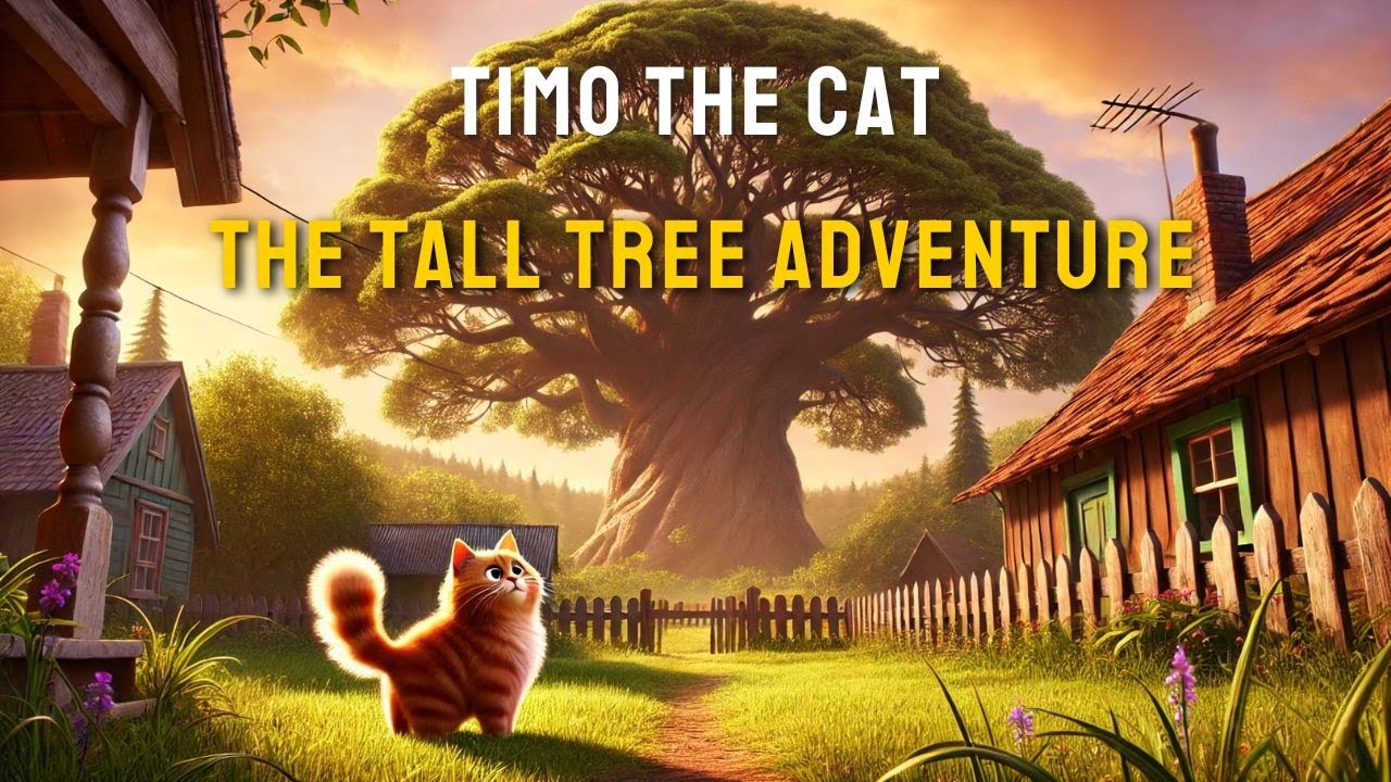 Timo the Cat and the Tall Tree Adventure - Kids Story - YouTube