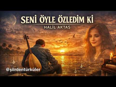 SENİ ÖYLE ÖZLEDİM Kİ – Halil Aktaş | @şiirdentürküler