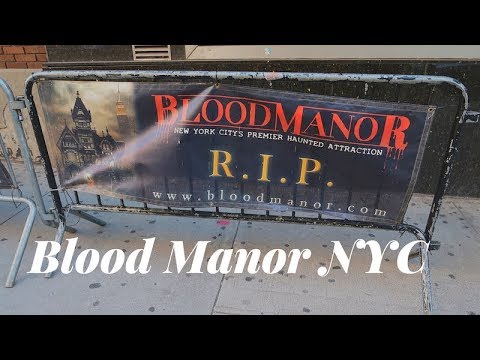 Blood Manor Haunted House in NYC - YouTube