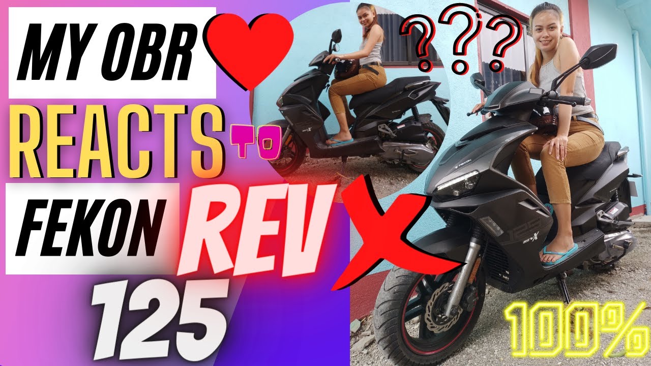 My Official Back Ride Reacts to Fekon REV X 125! - YouTube
