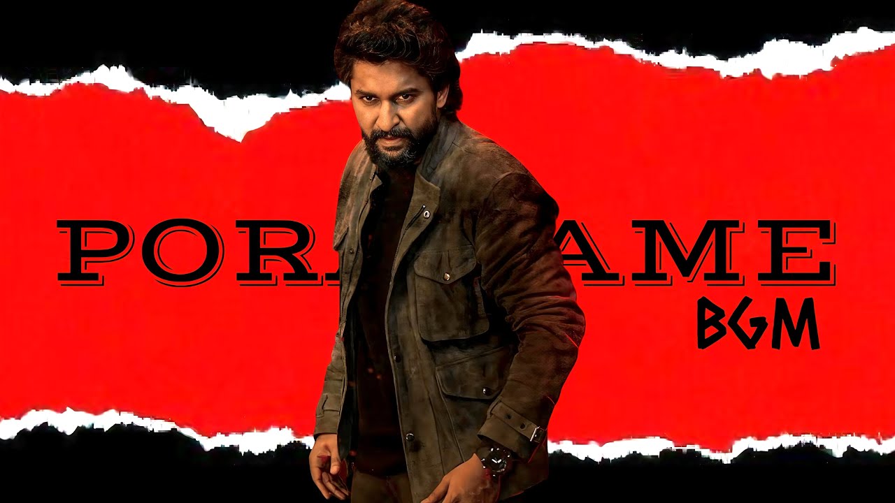 HIT 3 BGM - Poratame Song 🔥 #nani #hit3 - YouTube Music