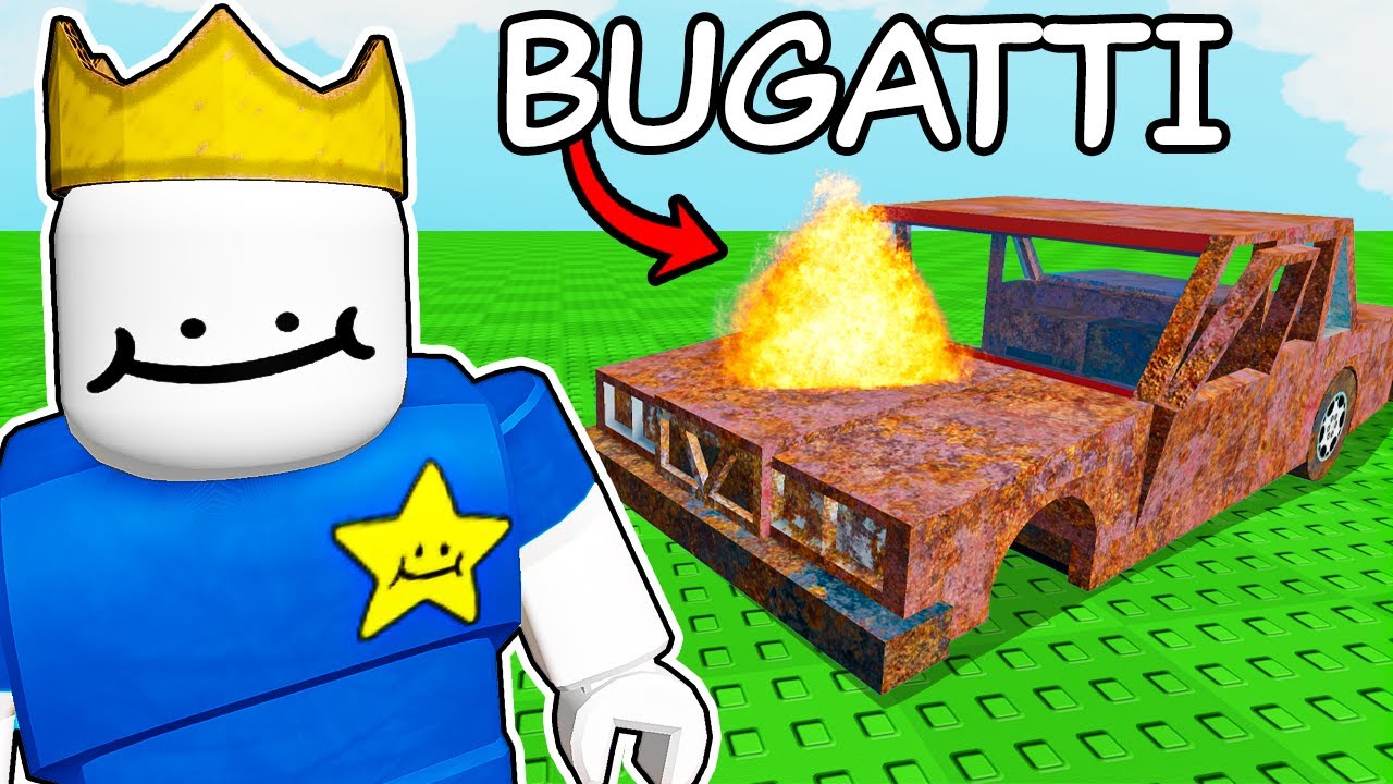 fixing WRECKED SUPERCARS in Roblox repair a car... - YouTube