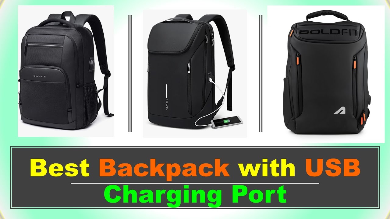 Best Backpack with USB Charging Port in India with Price 2025 ⚡ यूएसबी ...