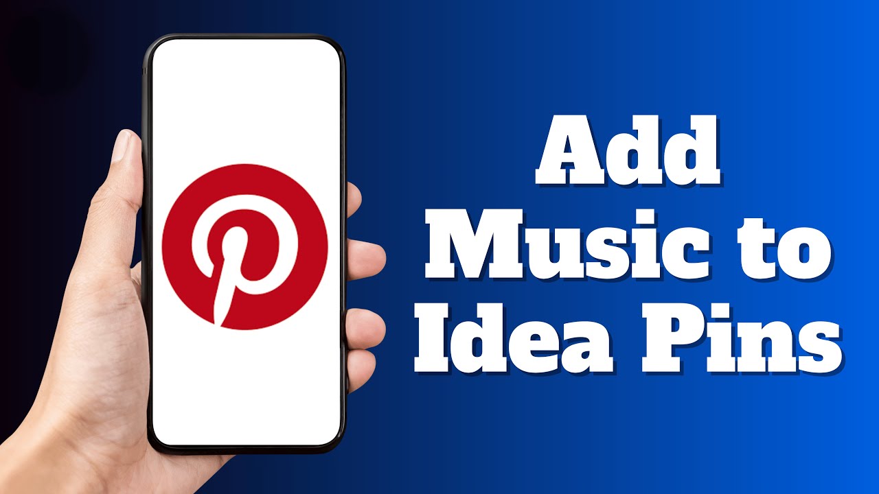 How to Add Music to Pinterest Idea Pins - YouTube