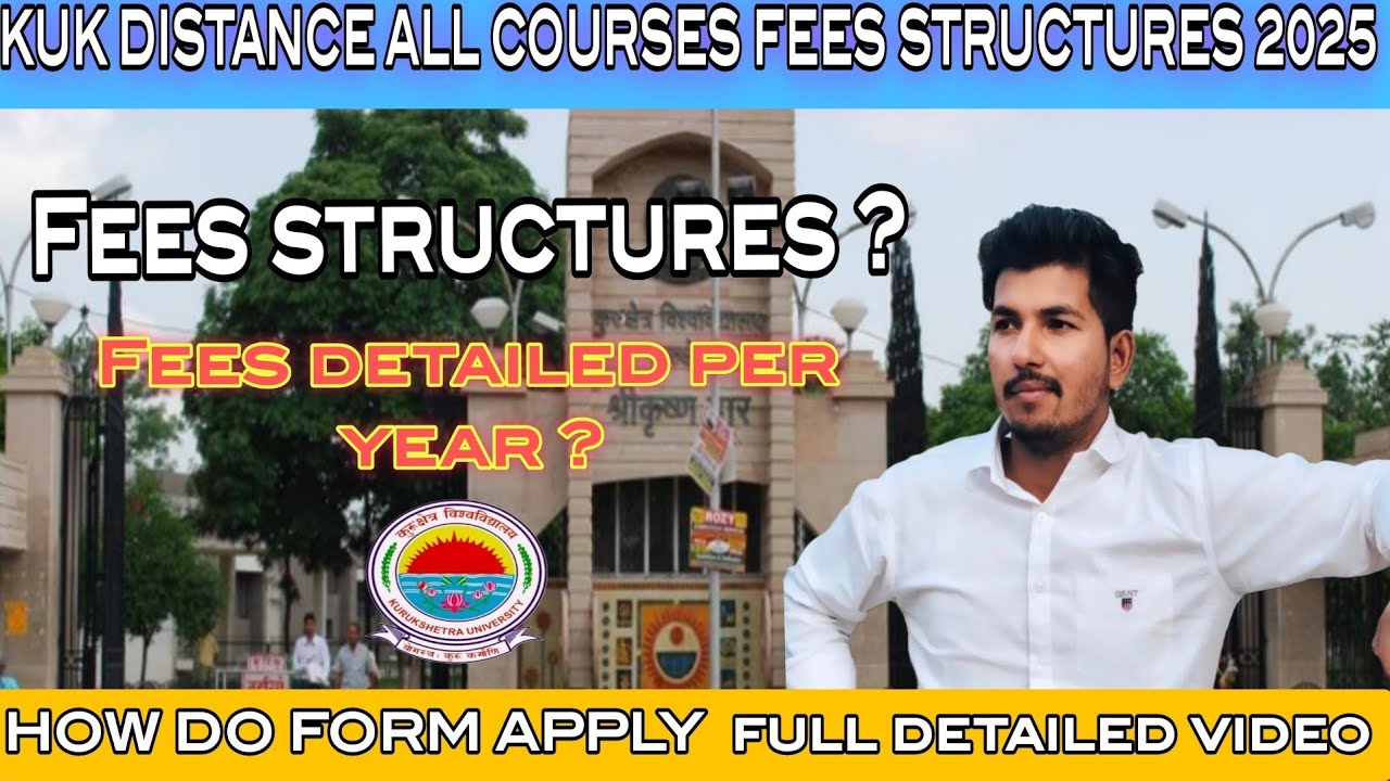 KUK DISTANCE ALL COURSES FEES STRUCTURES 2025 #kuk#distance # ...