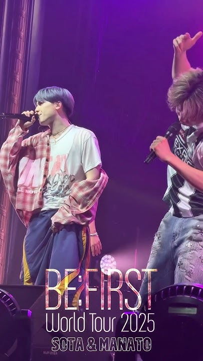 【BE:FIRST】GRIT Teaser -Word Tour 2025- SOTA & MANATO #BEFIRST #SOTA #MANATO #ソウマナ #BF_GRIT - YouTube