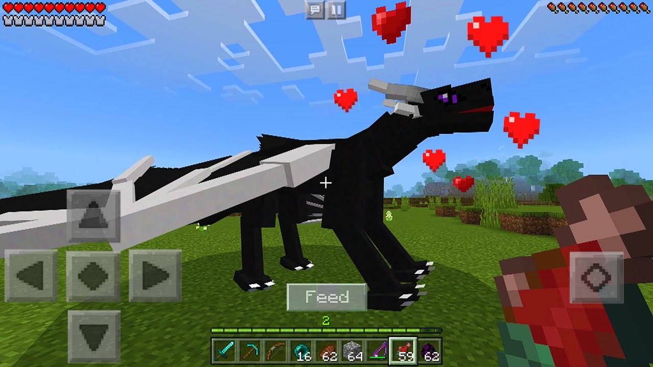 How To Tame A Ender Dragon In Minecraft YouTube