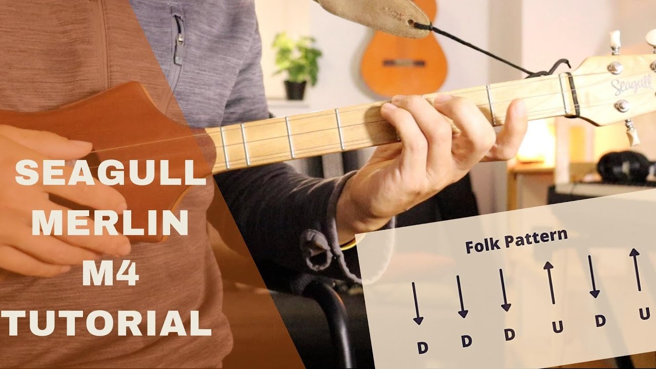 Seagull Merlin M4 - Folk Strumming Pattern Tutorial - YouTube