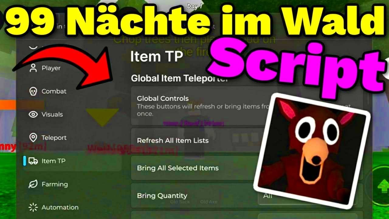 ️ 99 Nächte im Wald Script Installieren 🔥 99 Nights in the Forest Hack Deutsch [Neue Tutorial ...