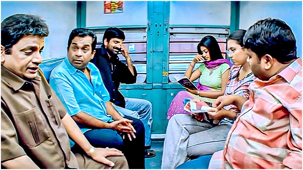 Brahmanandam & Ravi Teja Comedy Of The Decade | Venky Train Comedy ...