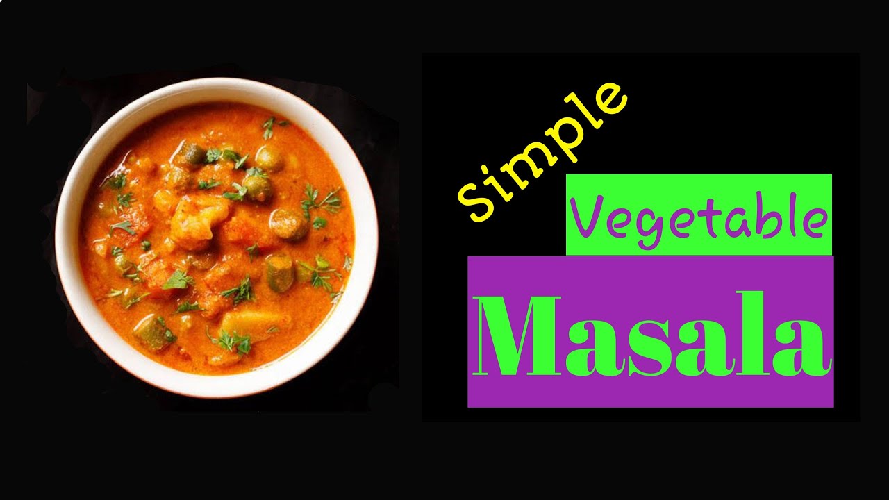 Easy, Tasty and Quick Veg Masala For Chapati | recipe in malayalam ...