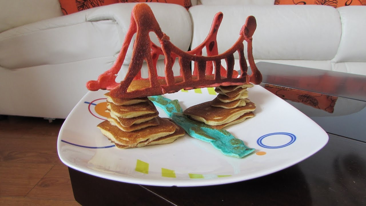 Pancake Art - Golden Gate Bridge - YouTube