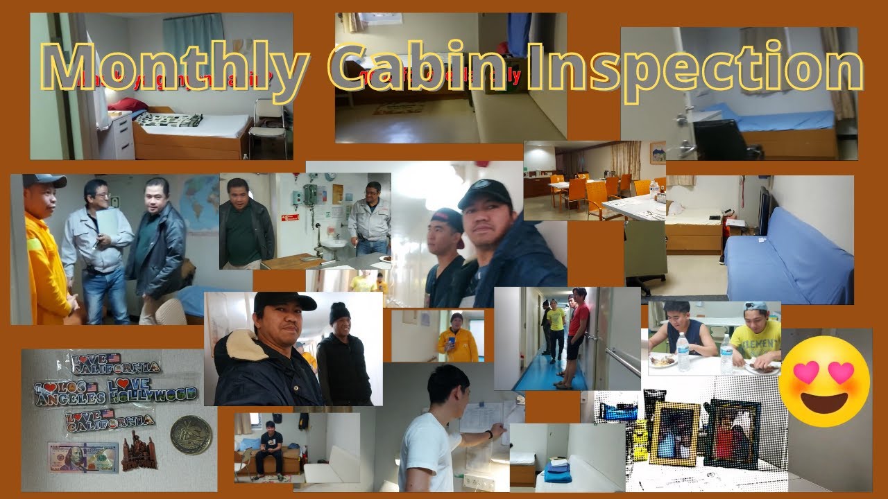 MONTHLY CABIN INSPECTION | SEAMAN VLOG - YouTube