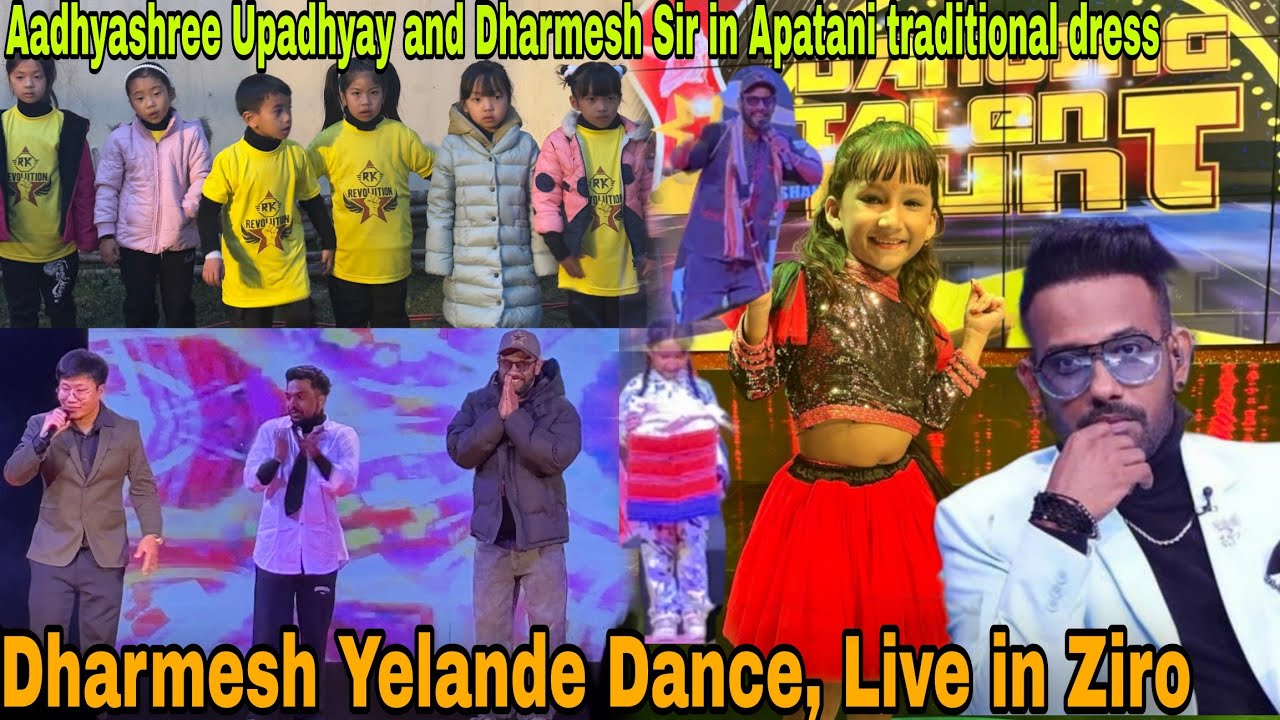 Aadhyayasree and Dharmesh Sir in Apatani traditional Dress | Live Dance ...