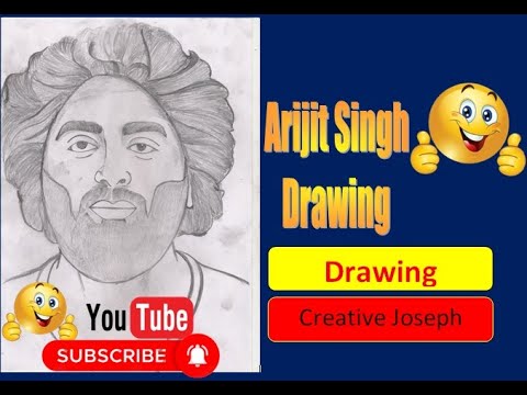 How to draw Arijit Singh, Arijit singh drawing, Outline Tutorial ...