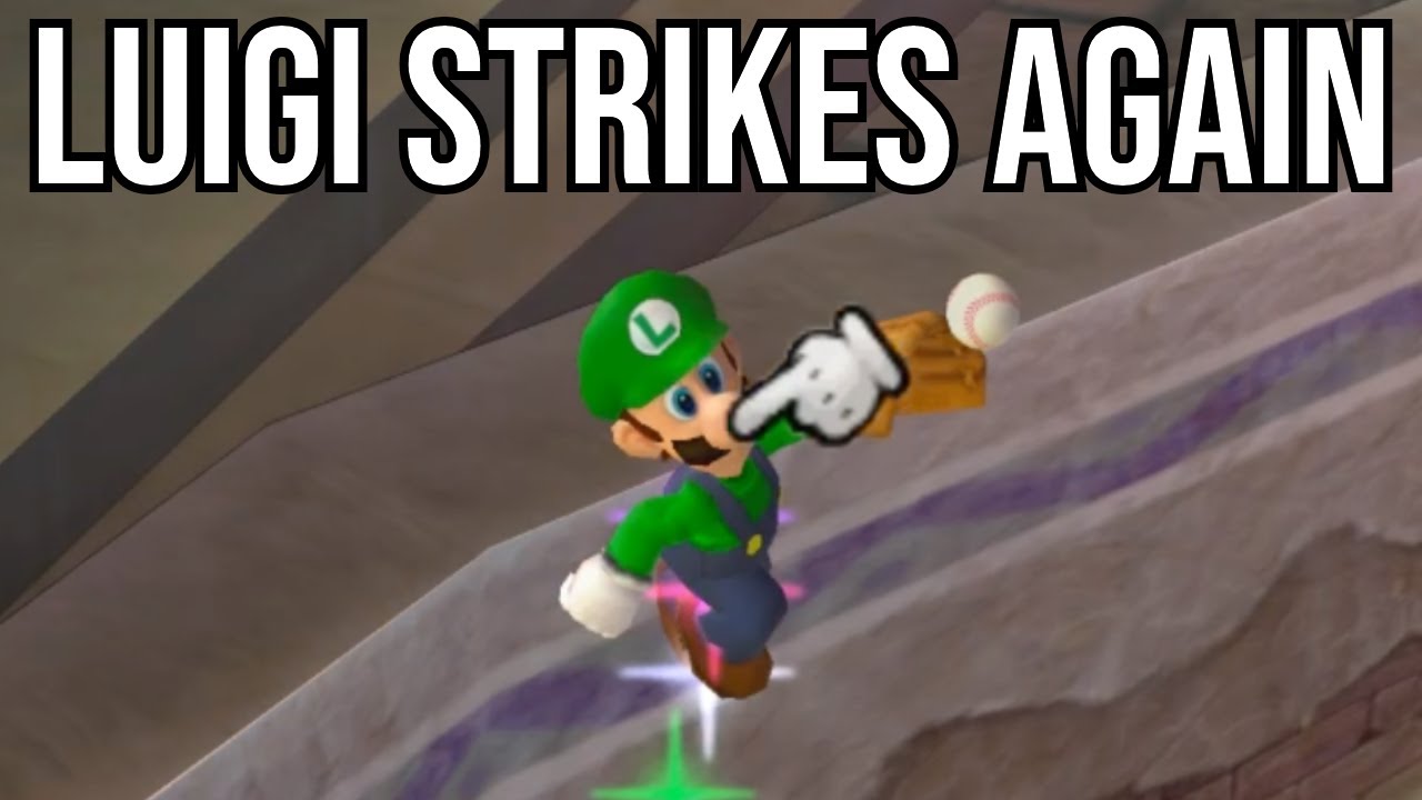 Luigi came out of nowhere for the robbery - Mario Superstar Baseball ...