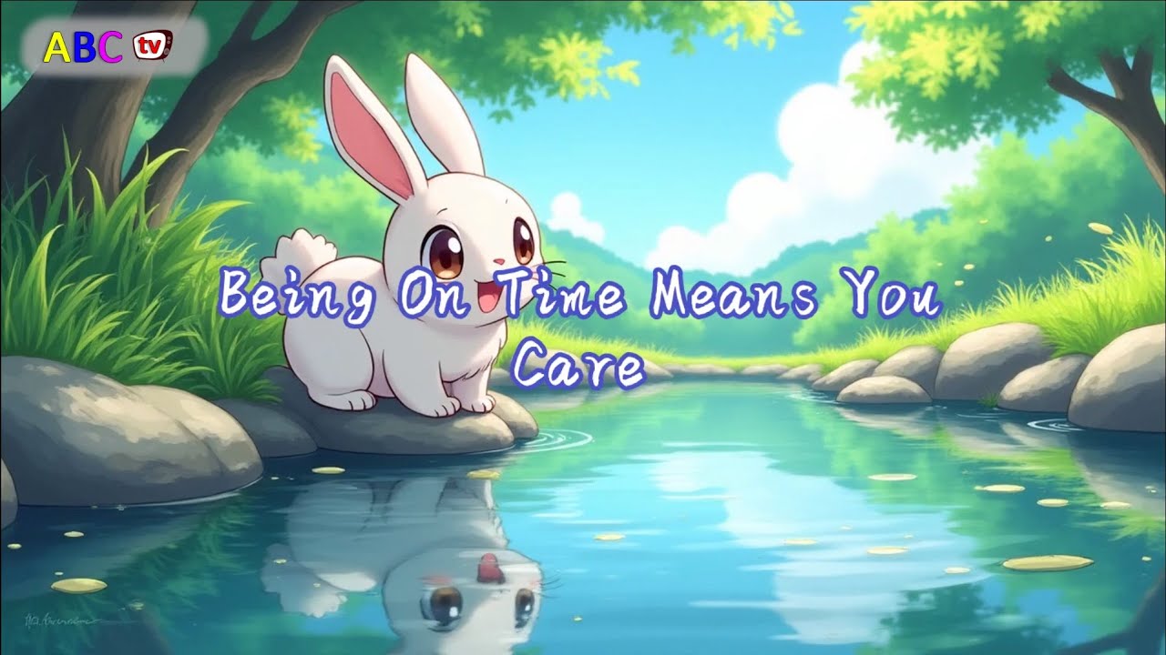 🐇 Being On Time Means You Care | A Kids Moral Story About Respect, Love ...