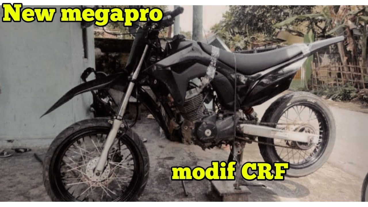 New megapro mono modif crf dana terjangkau - YouTube
