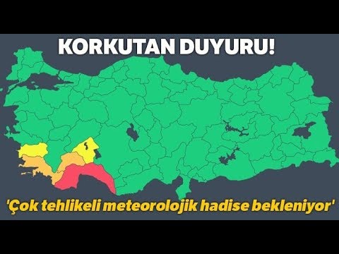 Meteoroloji, Antalya'da İçin Türkiye'de İlk Kez \