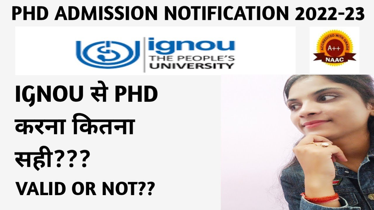 IGNOU PHD Admission Notification 2022 23 Open University Central ignou-phd-admission-notification-2022-23-open-university-central