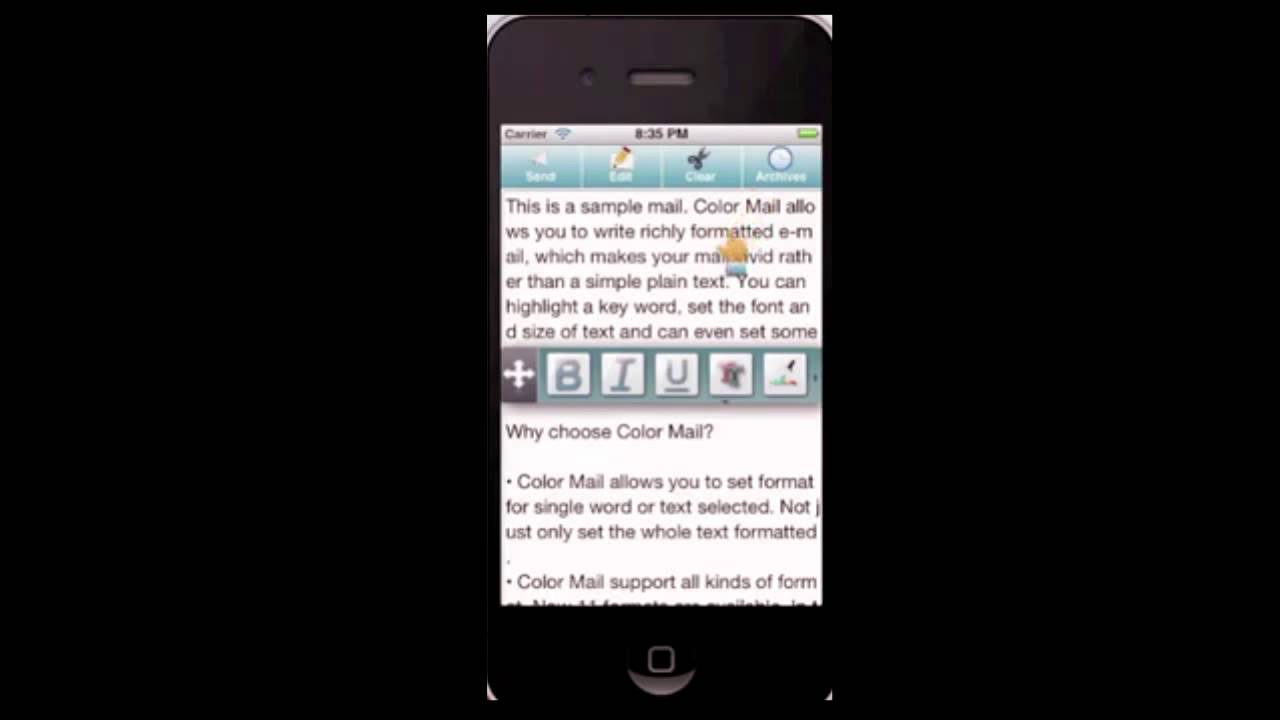 How to set font & font size of mail on iPhone, iPod, Touch iPad, IOS ...