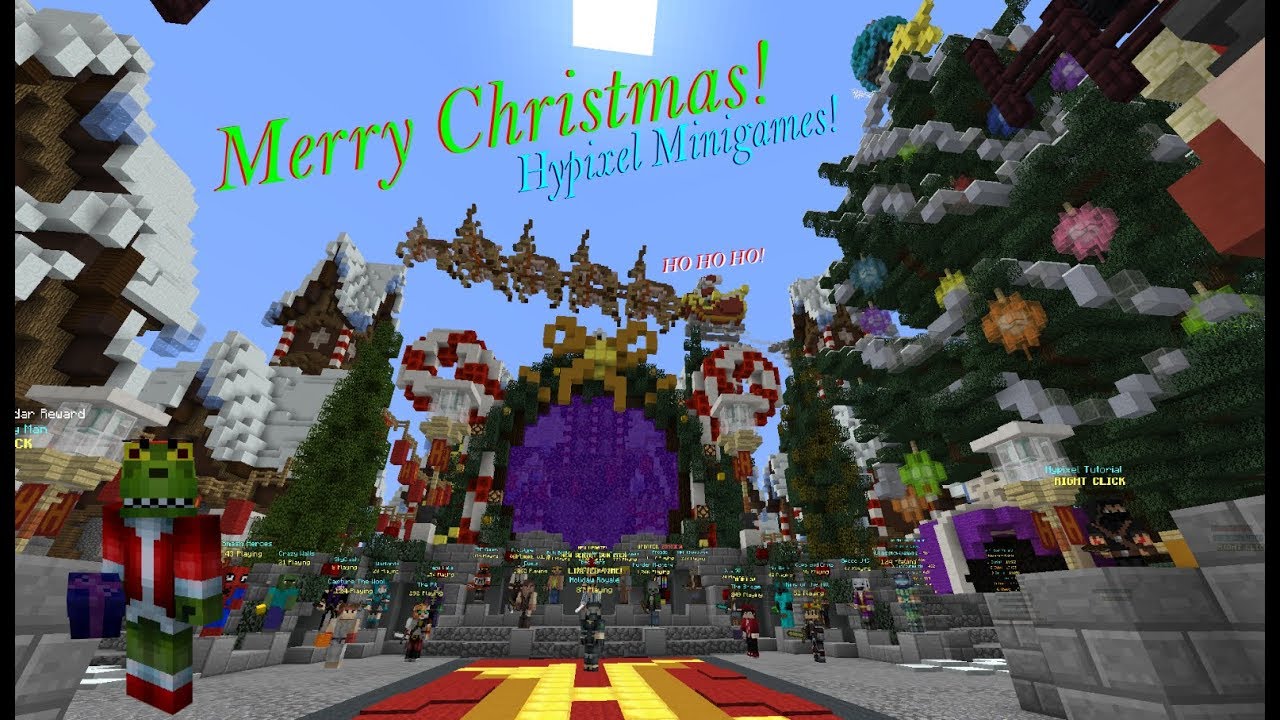Merry Christmas! (Hypixel Christmas Minigames) - YouTube