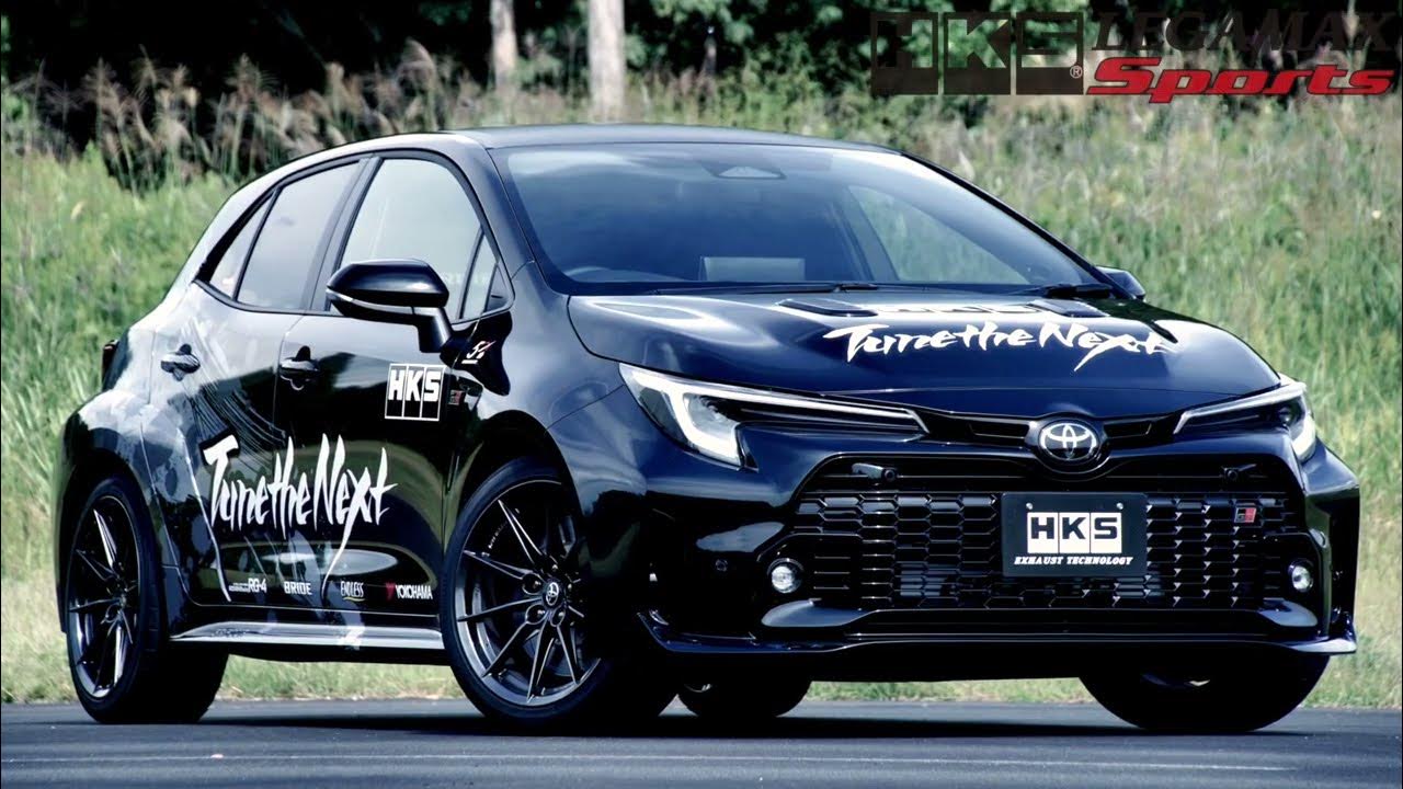 TOYOTA GR COROLLA 4BA-GZEA14H HKS LEGAMAX SPORTS - YouTube