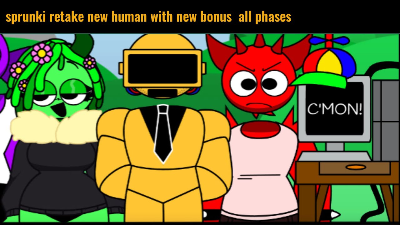 Sprunki Retake New Human With New Bonus phase all phase's alive phase ...