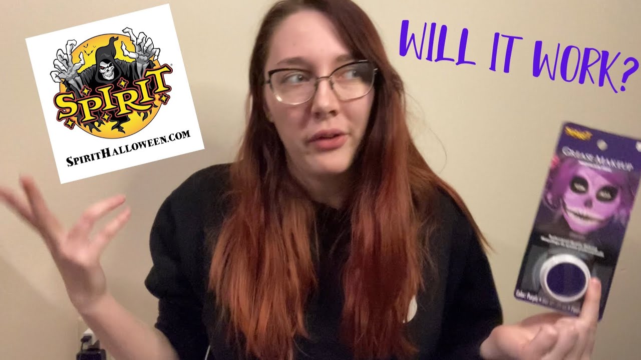 Spirit Halloween Makeup Review! - YouTube