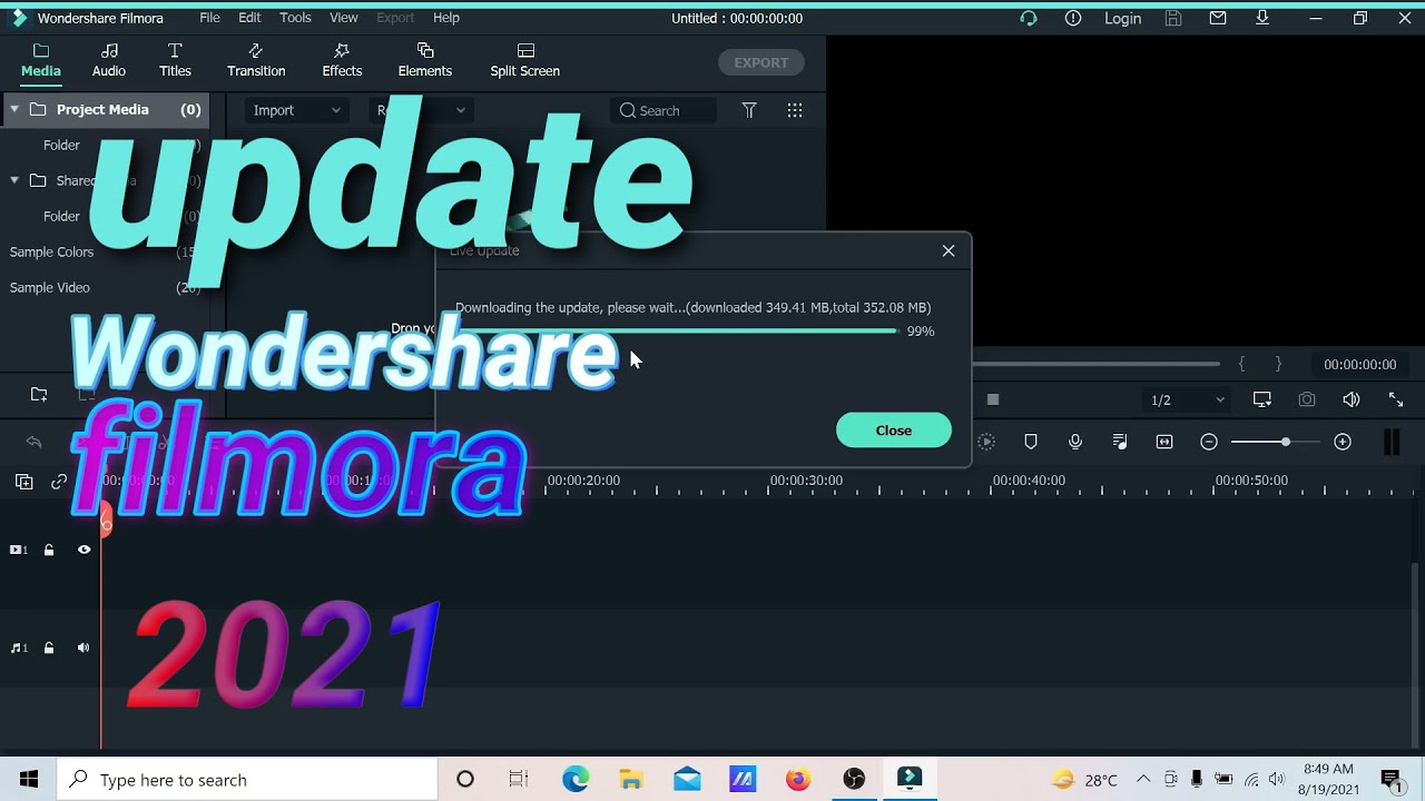 Update filmora 2021 #filmora #filmorago #filmora9 - YouTube