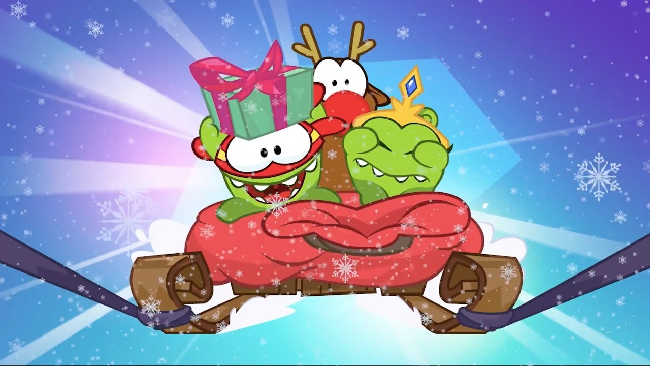Om Nom Stories : Om Nom Saves Xmas | Christmas Cartoons For Kids - YouTube
