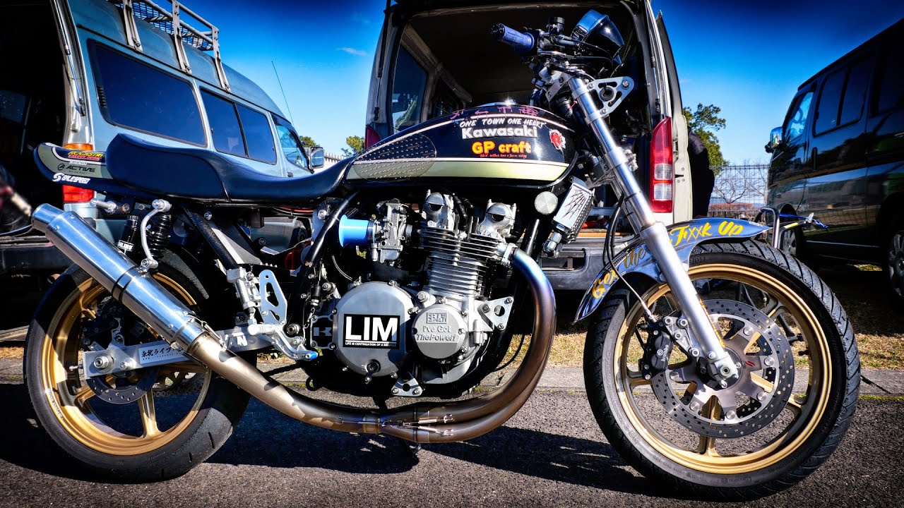 Kawasaki Z1 Custom Bike JDスター - YouTube
