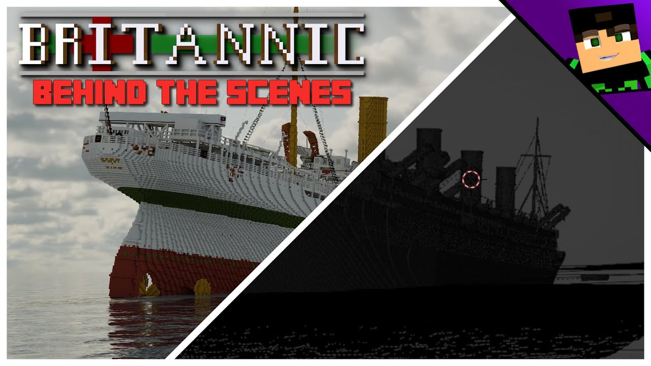 Behind The Scenes of "The Sinking of HMHS Britannic [Minecraft Animation]" [BTS] - YouTube