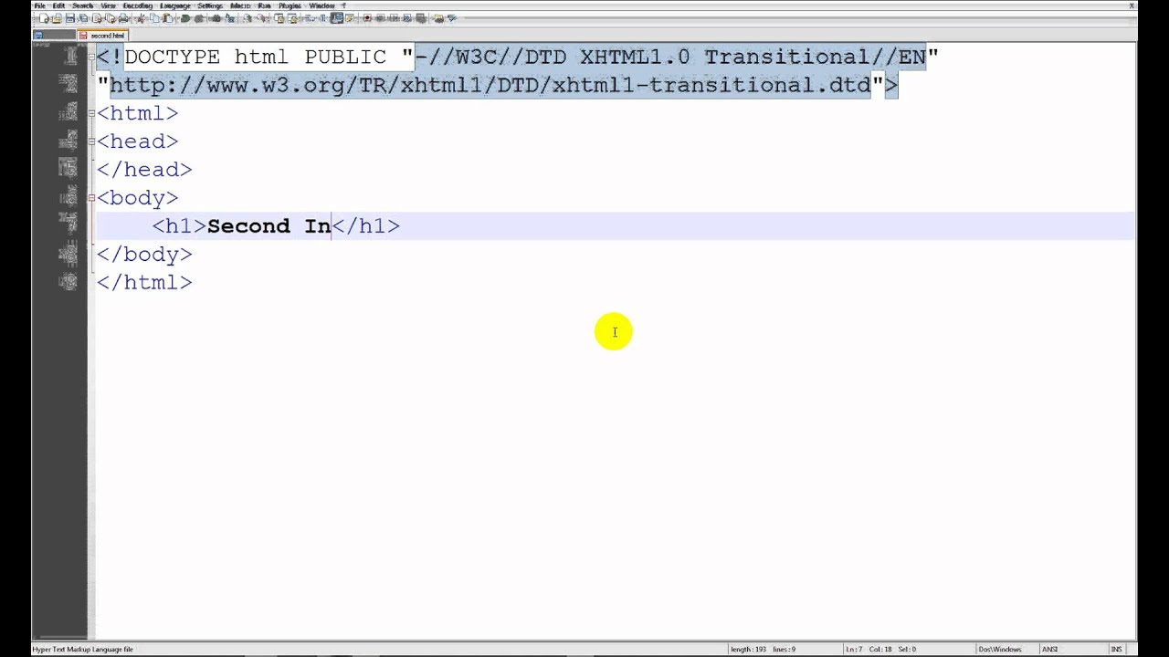 Xhtml Tutorial 30 Select Option Youtube
