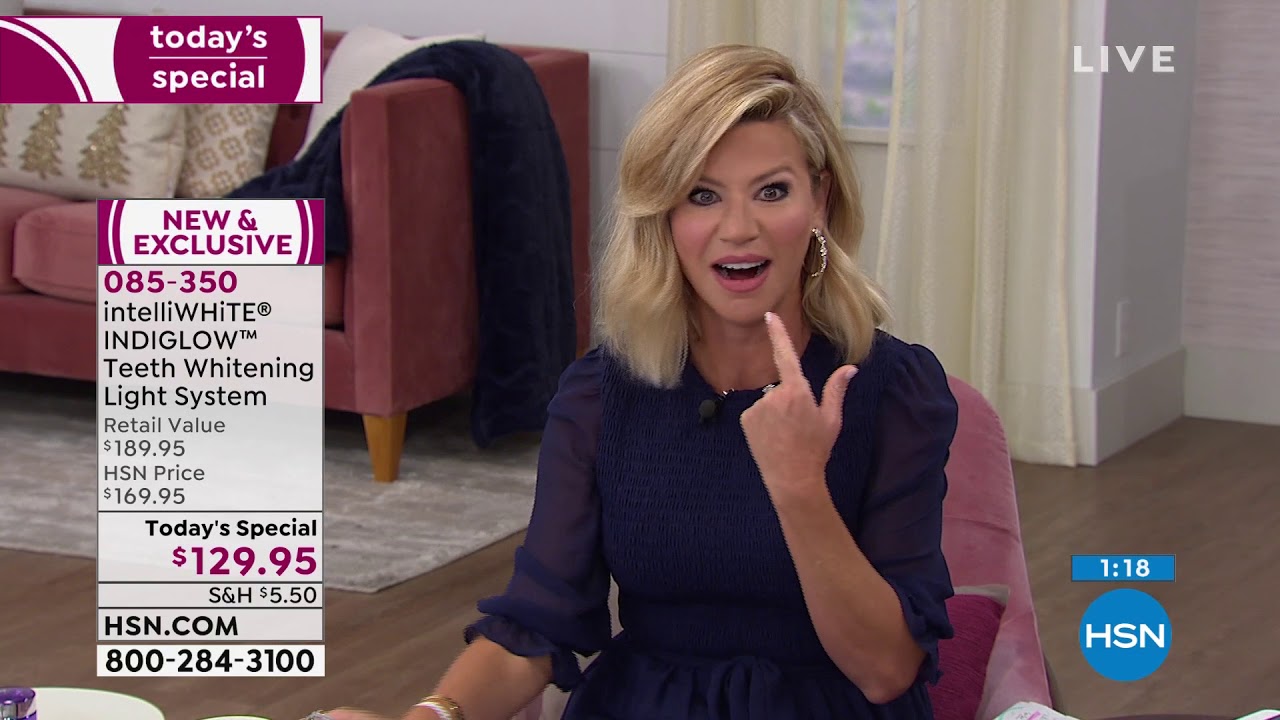 intelliWHiTE INDIGLOW Teeth Whitening Light System - YouTube