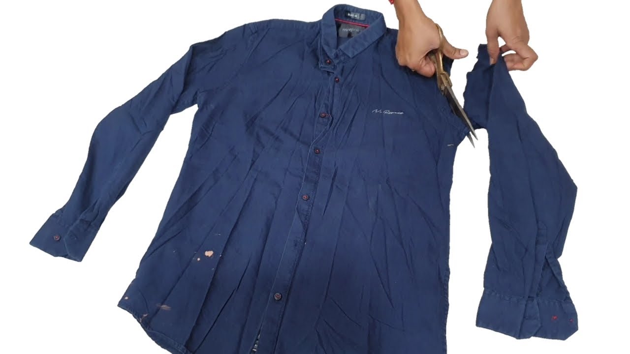 Awesome and Creative Idea From Old Shirt # Waste Cloths Recycle Idea ...