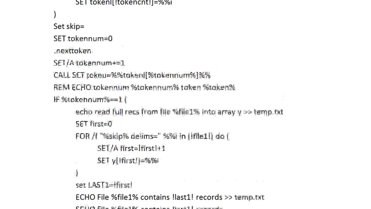 Create And Execute Windows Command Files Quicksort For Text Files Summary