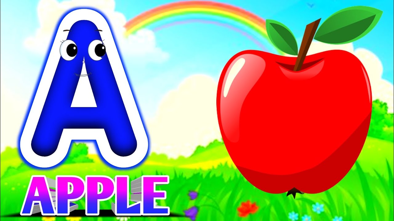 Phonics Song for Toddlers | A for Apple | Phonic Sounds of Alphabet A ...