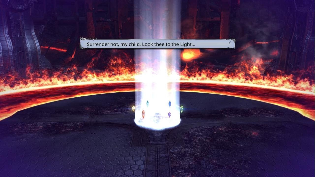 FFXIV Hydaelyn revives the WoL - YouTube