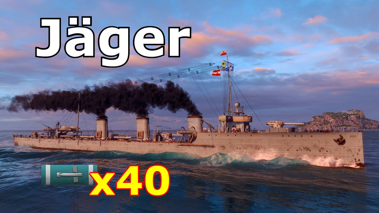 World of WarShips Jäger - 3 Kills 210K Damage - YouTube