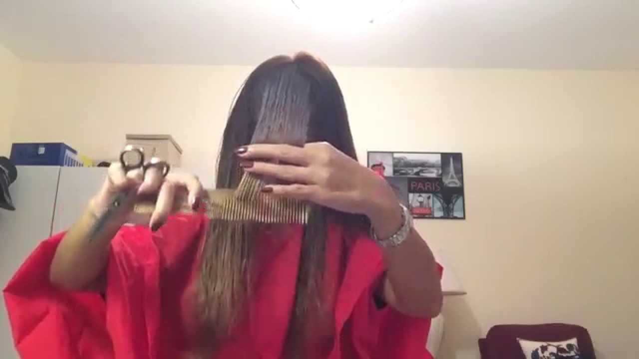 How to cut hair by yourself. - YouTube