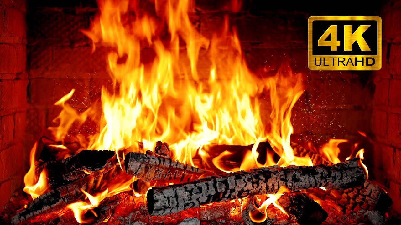 🔥 Best 4K Fireplace | Cozy Crackling Logs & Soothing Glow for Sleep ...
