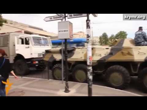 Russian Police Special Forces aka OMON come to Crimea