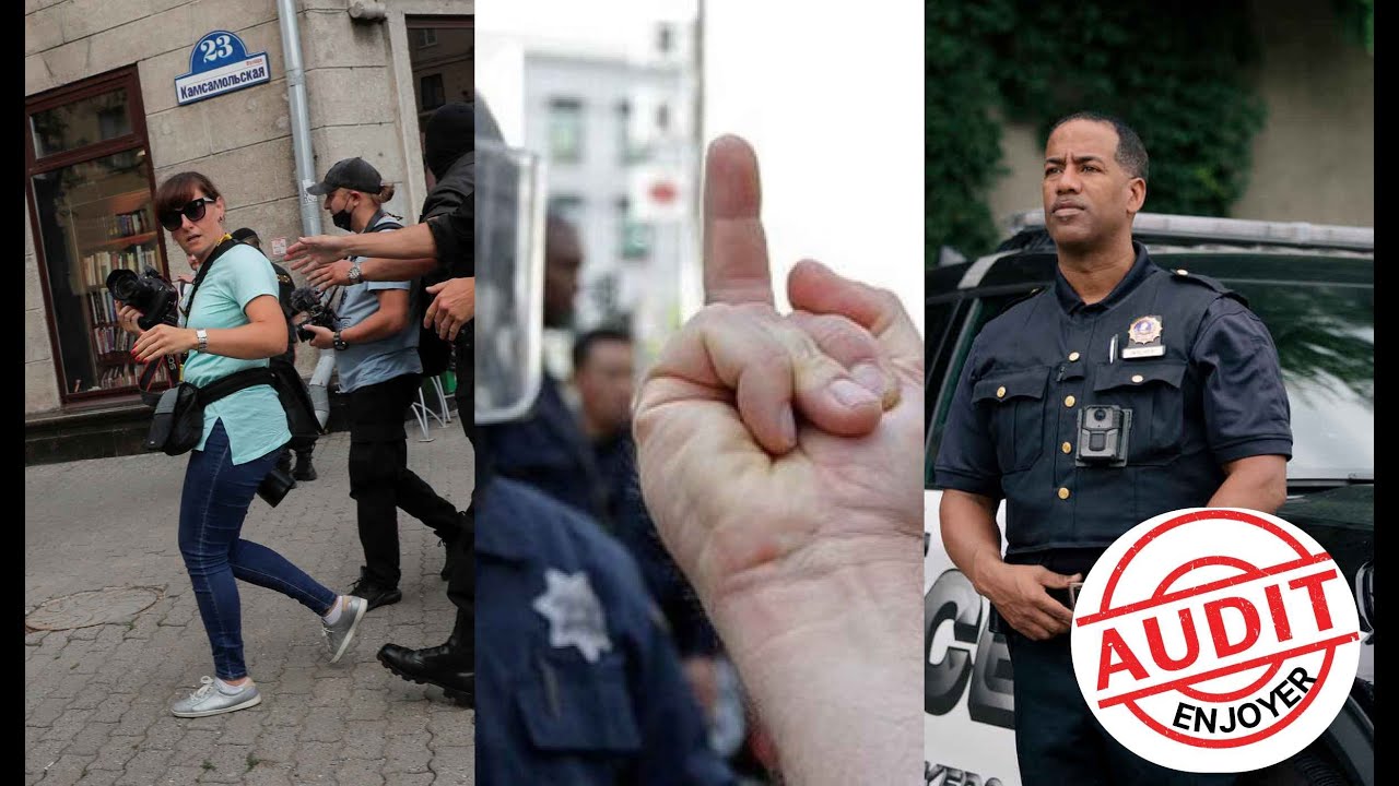 First Amendment Audits - Funny Compilation - Part 1 #shorts - YouTube