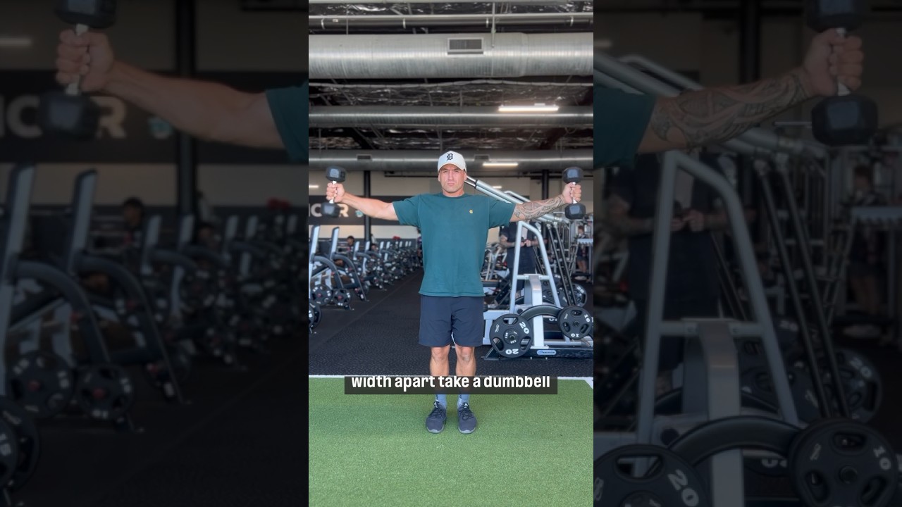 How to: Dumbbell crucifix - YouTube