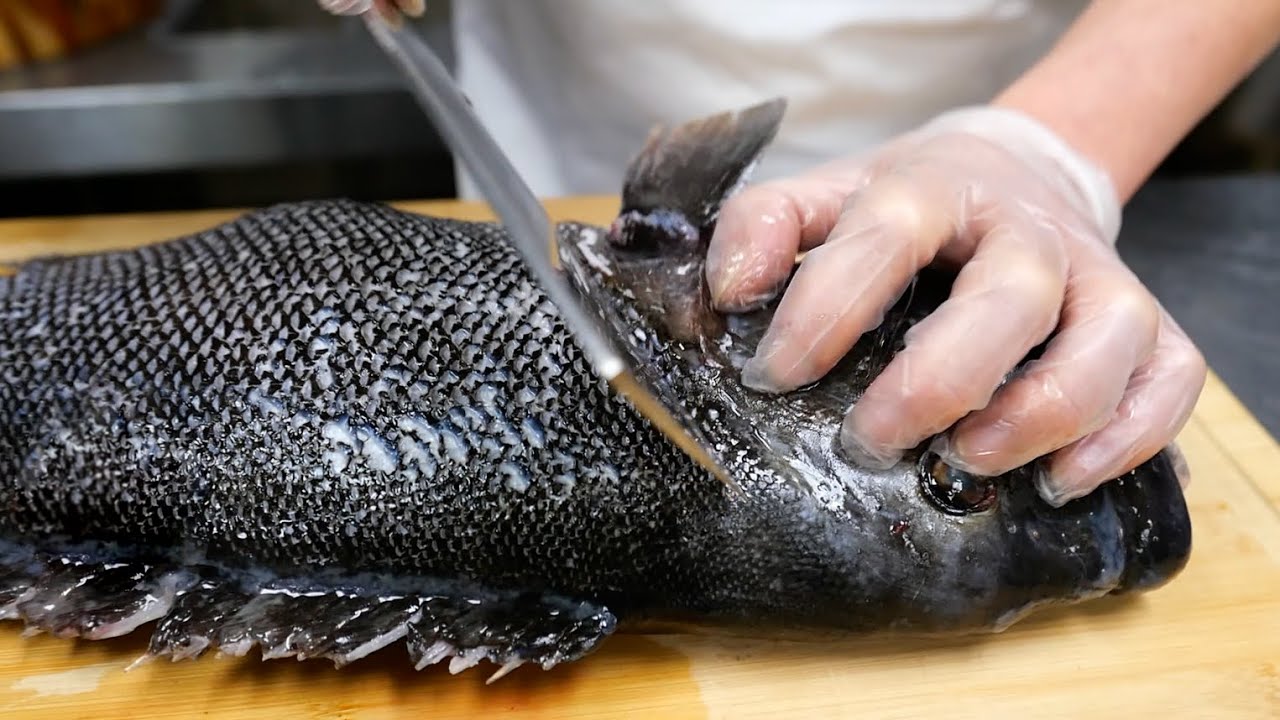 Chinese Food - BLACKFISH with Ham & Mushroom Park Asia Brooklyn Seafood ...