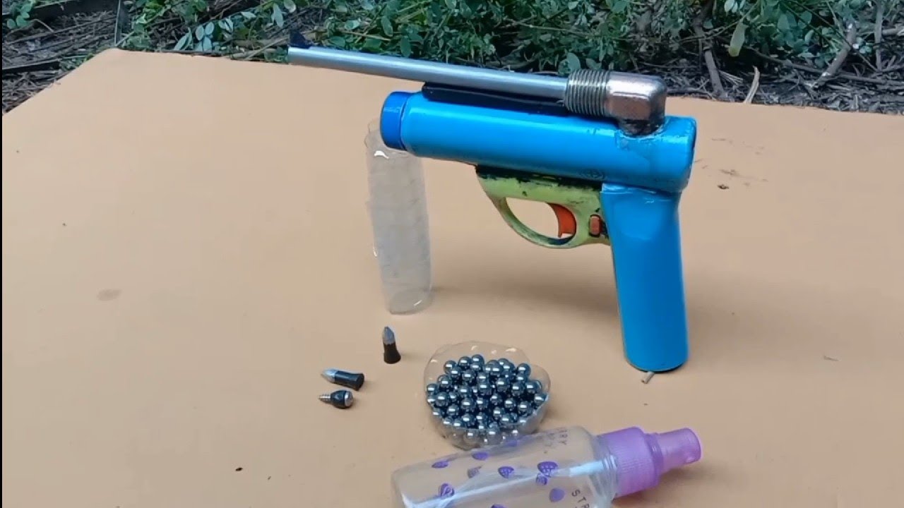 How to make a simple PVC alcohol gun วิธีทำปืนแอลกอฮอล์จากพีวีซี แบบ ...