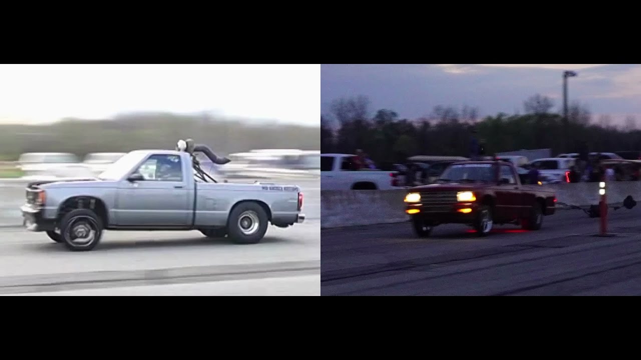 "The Gap Train" vs. "F'N Richard" - Crazy Fast Side-By-Side Race! - YouTube