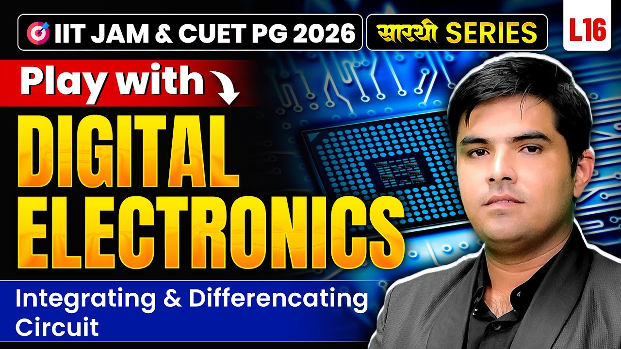 Integrating And Differentiating Circuit IIT JAM | Digital Electronics ...